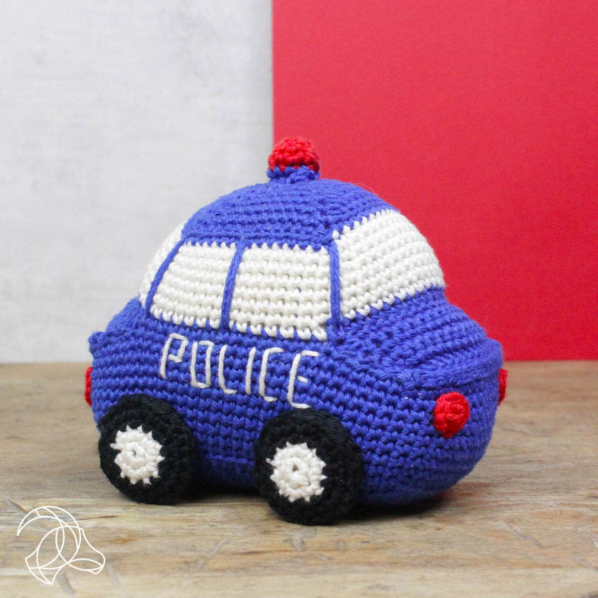 DIY Crochet Kit - Police Car – The Whimsical Workshop LLC