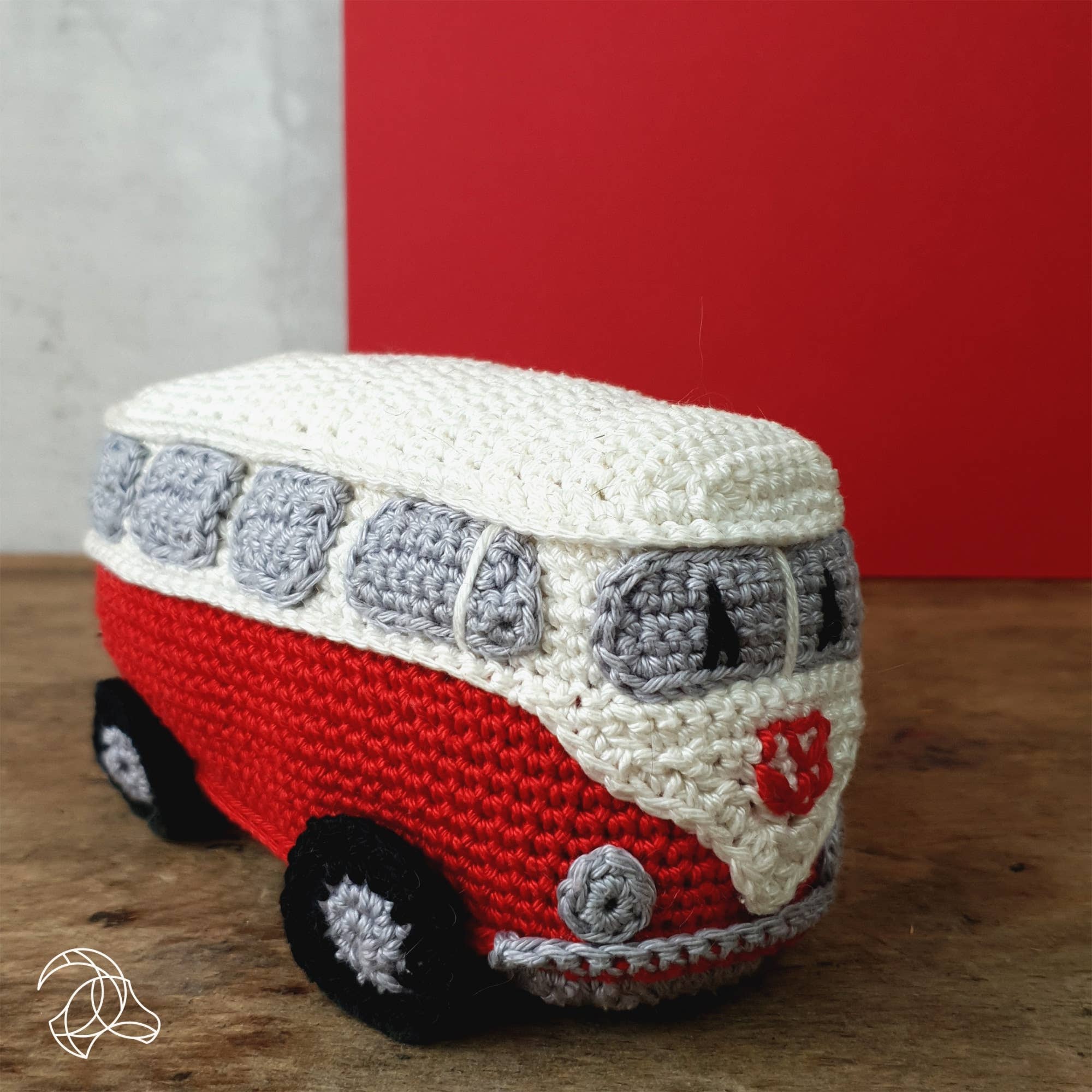 DIY Crochet Kit - Retro Van Red – The Whimsical Workshop LLC