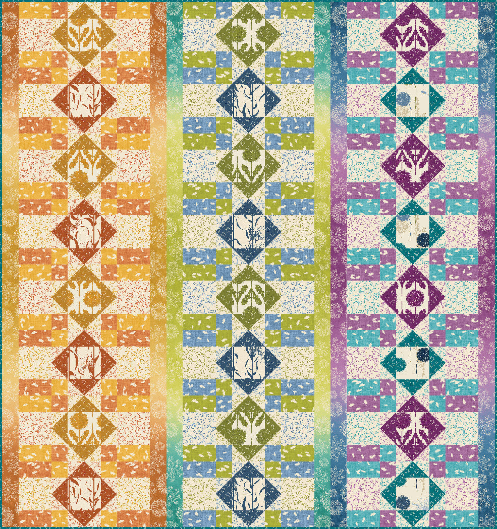 Bands of Color Quilt Pattern by Matthew Pridemore | Wishflower ...
