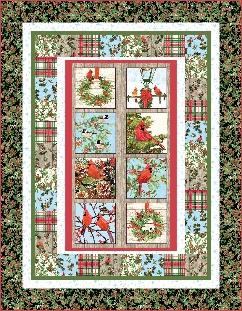 Cardinals Rule Quilt Pattern by Matthew Pridemore | The Whimsical ...
