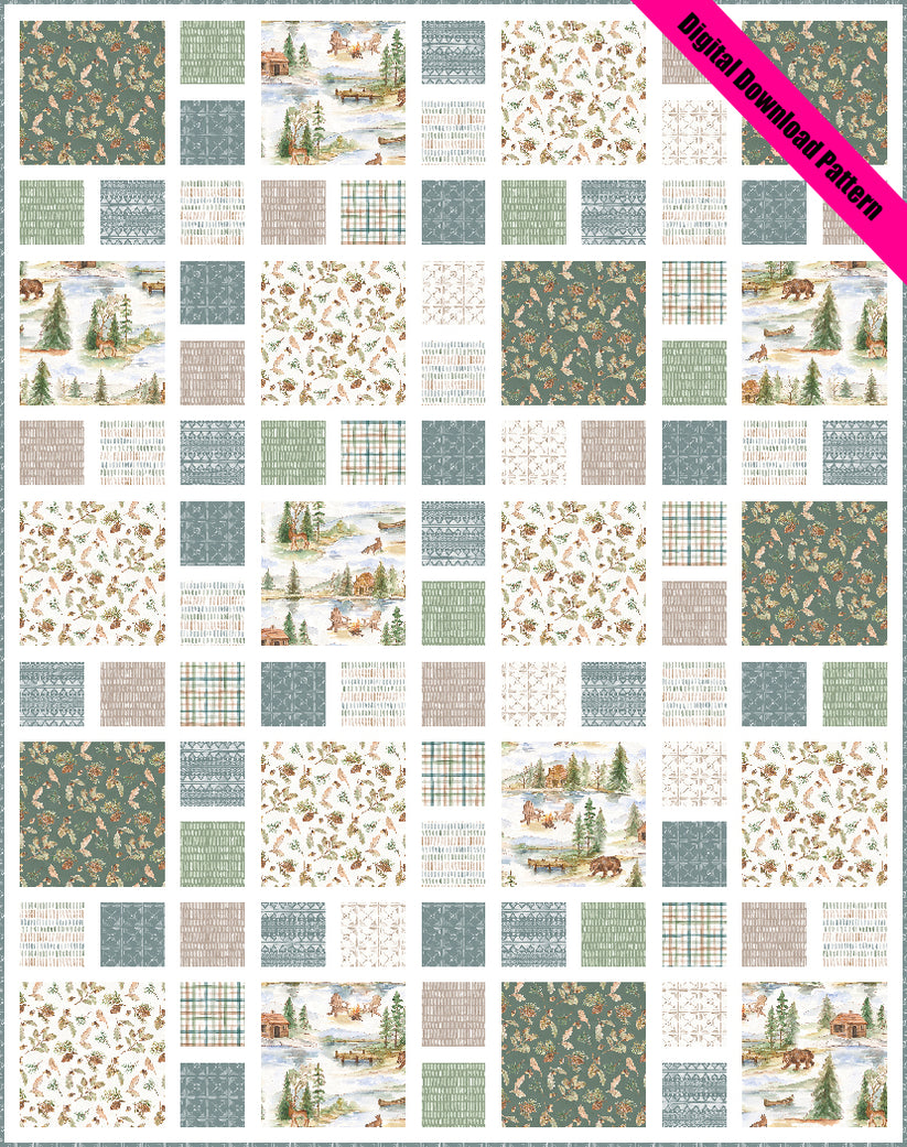 Day at the Lake Quilt Pattern by Heidi Pridemore | The Whimsical ...