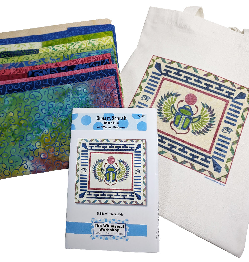 Ornate Scarab Pattern or Fabric Kit – The Whimsical Workshop LLC