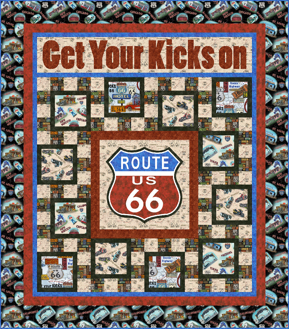 Get Your Kicks - Pattern – The Whimsical Workshop LLC